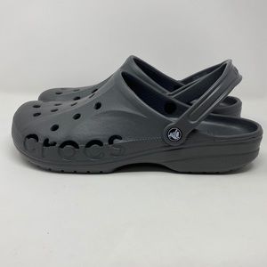 CROCS | Shoes | Crocs Mens Baya Clog Dark Grey Slides Sandals | Poshmark